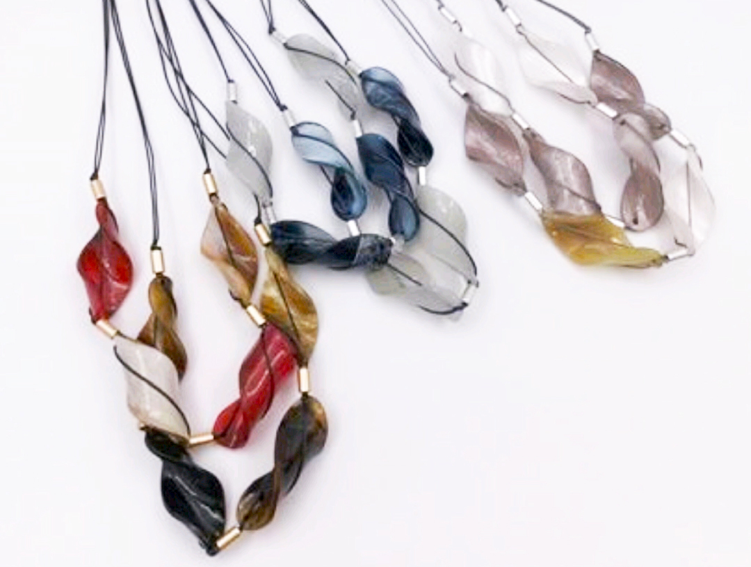 Acrylic Necklace – Razzle Dazzle – Hypoallergenic British Designed ...